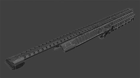 3d Model Vltor Casv14 Rail System For M1a And M14 Vr Ar Low Poly Cgtrader