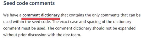 references to comment dictionary gives invalid link · issue 48557