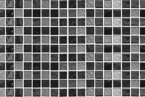 Abstract Black And White Mosaic Tile Texture Background 13002277 Stock