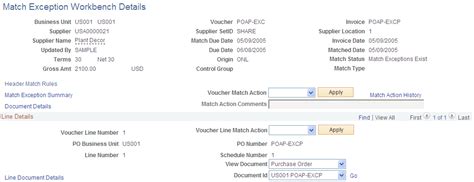 Managing Matches And Match Exceptions