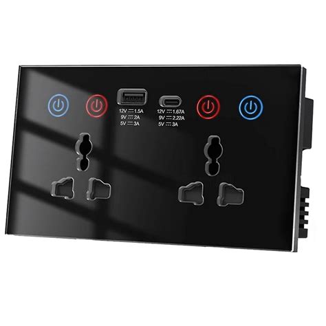 EU UK US Universal Plug WiFi Smart Socket Switch With USB And Type C Port Outlet Smart Life Via