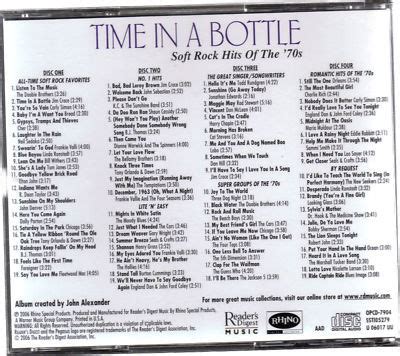 Readers Digest Time In A Bottle 4 Cd Set 75 Tracks 140164596