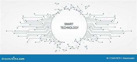 Global Network Connections With Points And Lines Stock Vector Illustration Of Information