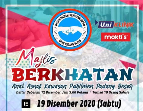 Majlis Berkhatan Anak Asnaf Padang Besar Perlis