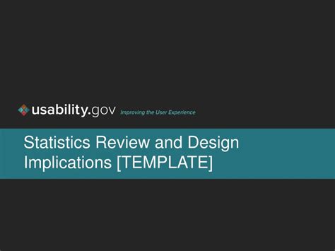 Ppt Statistics Review And Design Implications Template Powerpoint