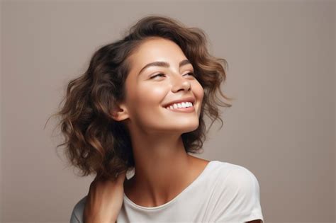 Premium Ai Image Beautiful Attractive Woman Model Portrait