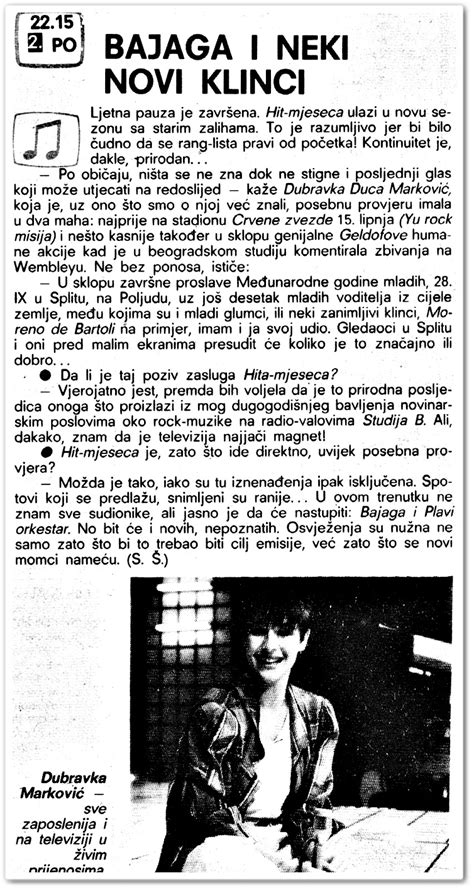 Yugopapir Dubravka Duca Marković Otkriva Ko Su Bili Junaci Njene Mladosti Kako Je Izgledao