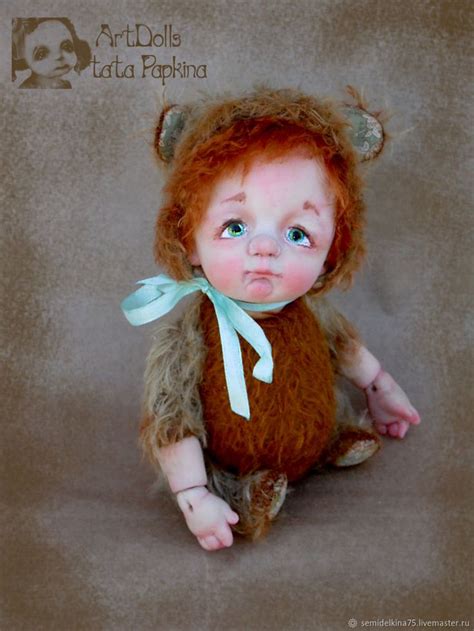 Тедди долл Миша в интернет магазине на Ярмарке Мастеров Куклы и пупсы Аксай доставка по