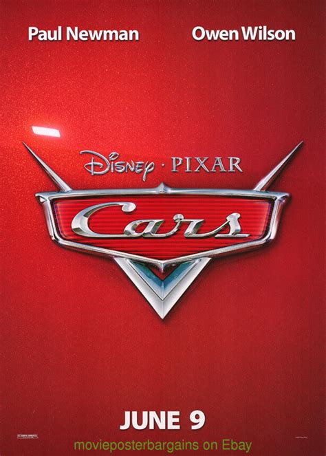 Original Cars Movie Poster