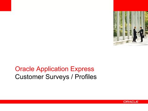 Oracle Application Express Ppt