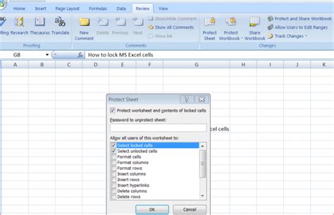 Ms Excel Lock Cells With These Steps Udemy Blog