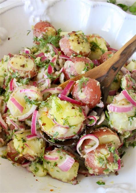 Warm Potato Salad Recipe • Veggie Society