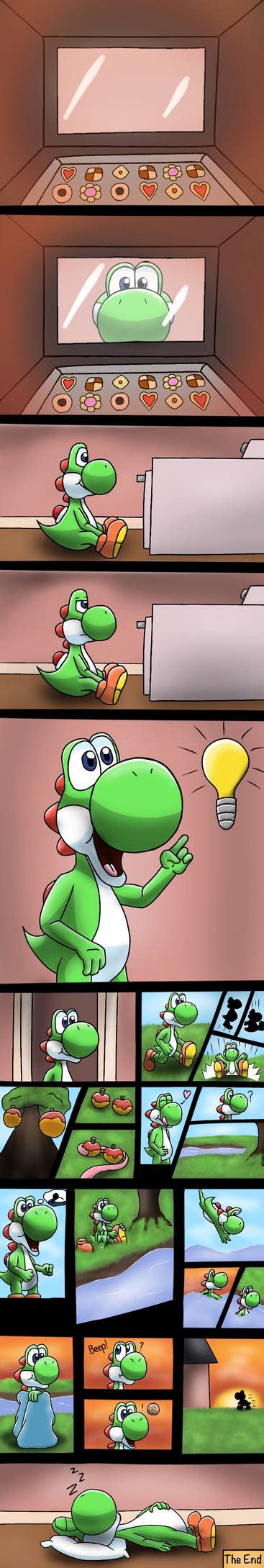 Yoshi Waits For Cookies Request By Tbow1217 On Deviantart