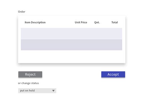 Gui Design Where To Place Change Status Button On A Order Page That Improves Look And Feel