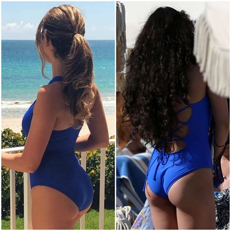 Liz Gillies Blue Bikini