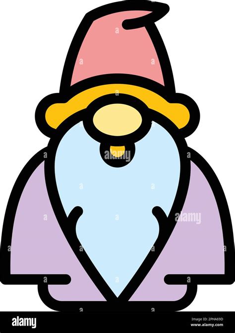 Figurine Dwarf Icon Outline Figurine Dwarf Vector Icon For Web Design Isolated On White