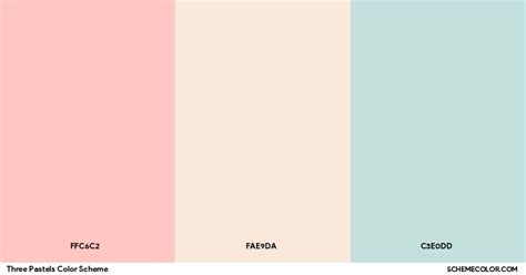 Cute Pastel Colors That Go Together