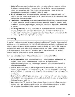 How To Test LLMs In Production Pdf