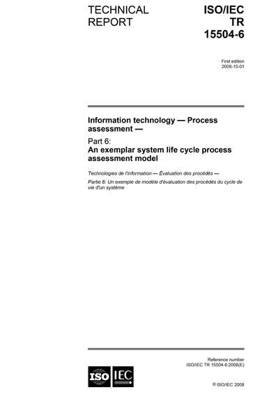 ISO IEC TR Information Technology Process Assessment Part An Exemplar