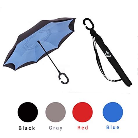 Vitchelo Reverse Folding Umbrella Inverted Compact Windproof Want It All