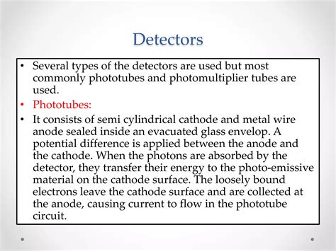 Instrumentation Of Uv Visible Spectroscopy Pptx