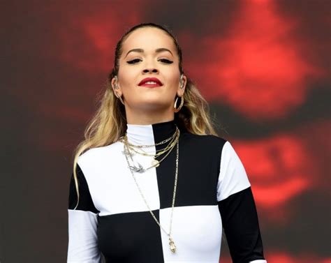 Rita Ora Brings The Party To Biggest Weekend Wearing Unitard In Local