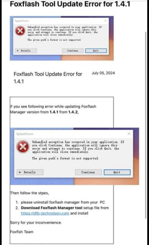 Foxflash Manager Failed To Update To 142 Solution Iecutool Official Blog