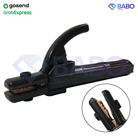 Jual Raigor Hitam Tang Las 200a Pegangan Gagang Stang Massa Masa Listrik Welding Electrode