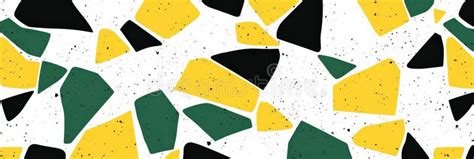 Polygon Shapes Design Aesthetic Pattern Background Yellow Green
