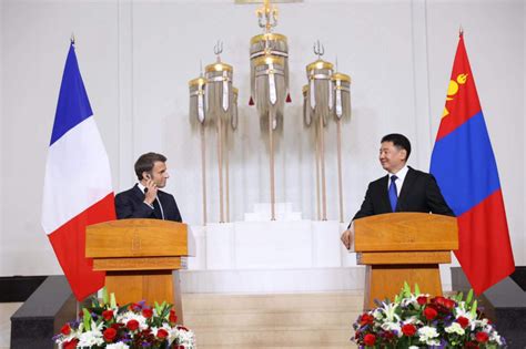 Ерөнхийлөгч У Хүрэлсүх Э Макрон нар мэдээлэл хийлээ