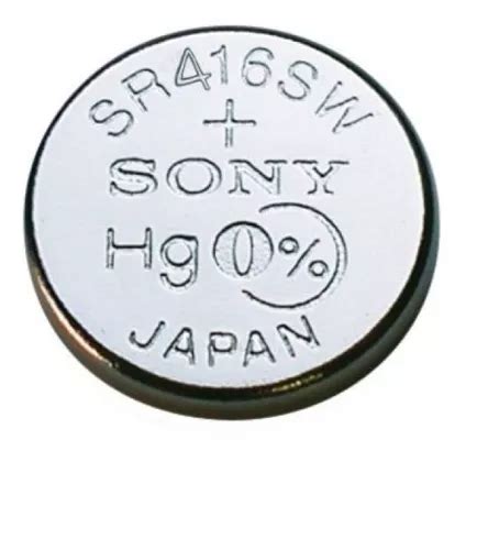 Pila Botón Sony Micro Sr416sw Botón Mercadolibre