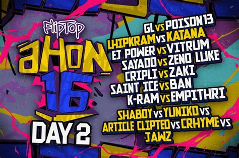 Pre Event Review Ng Ahon 16 Day 2 Fliptop Battle League