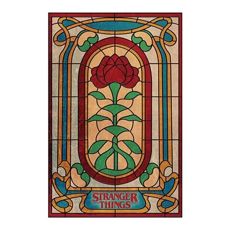 Netflix Stranger Things Rose Window Wall Decal By Roommates