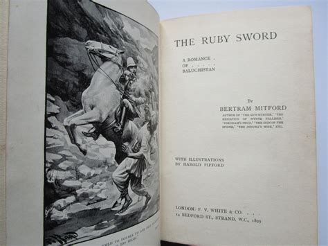 The Ruby Sword A Romance Of Baluchistan Pakistan By Bertram Mitford