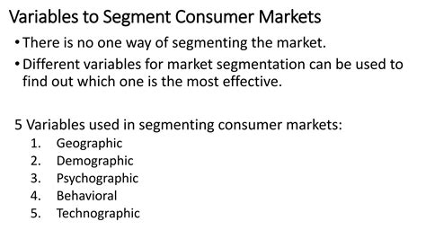 The Tourism Market And Segmentation Pptx