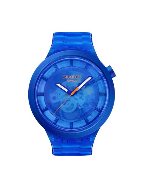 Reloj Swatch Blue Sirup Unisex Suon142 Con Pulsera De Silicona