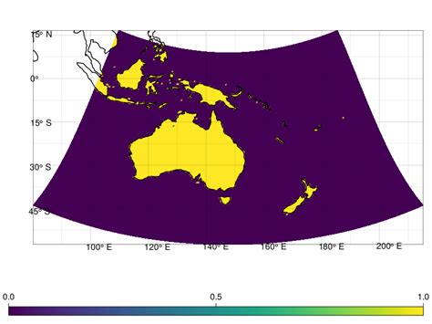Plotting Data With 2d Latlons In Geomakie Geo Julia Programming