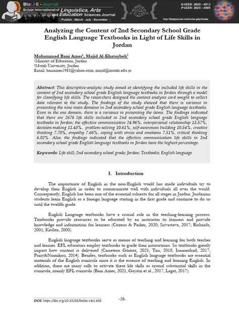 Analyzing The Content Of 2nd Secondary S Pdf Curriculum Critical