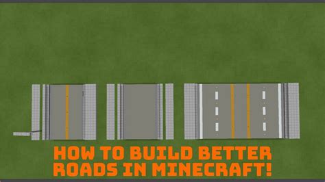 How To Make Roads In Minecraft Build Your Own Road Minecraft Lplfnc