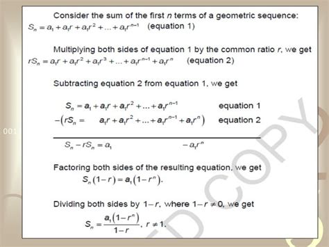 finite geometric series ppt