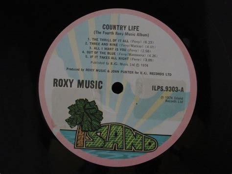 Yahooオークション Roxy Music Country Life Uk Island Pink Rim オ