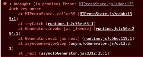 Error Auth Key Unset · Issue 310 · Gram Jsgramjs · Github