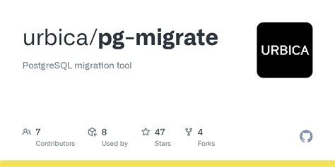 GitHub Urbica Pg Migrate PostgreSQL Migration Tool