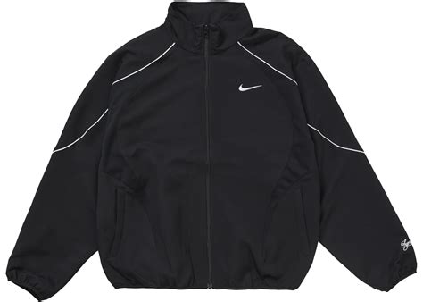 Supreme Nike Track Jacket Black Mens Ss25 Us