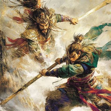 手机用户5569的文生图作品《猪八戒和孙悟空打架》 新片场ai创作