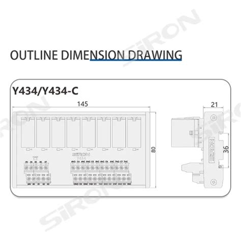 Siron Y Bit C Power Relay Module Wide Base Type Power Relay Module Power Relay And Relay