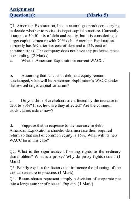 solved assignment question s marks 5 q1 american