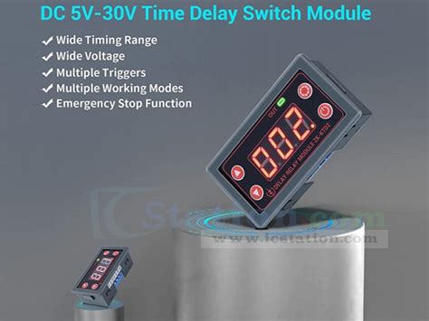 Dc 5v 30v Time Delay Switch Programmable Relay Module