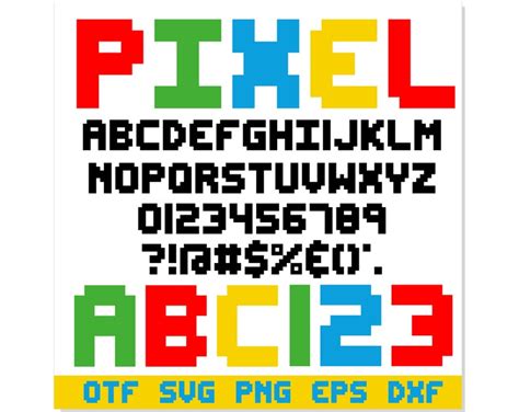 Pixel Font Svg Pixel Font Ttf Arcade Game Font Svg Arcade Game Font Ttf Pixel Font Otf Game