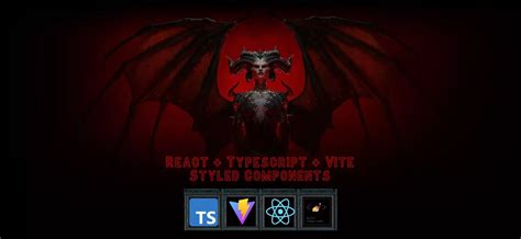 Replicating The Diablo 4 Website Using React Vite And Styled